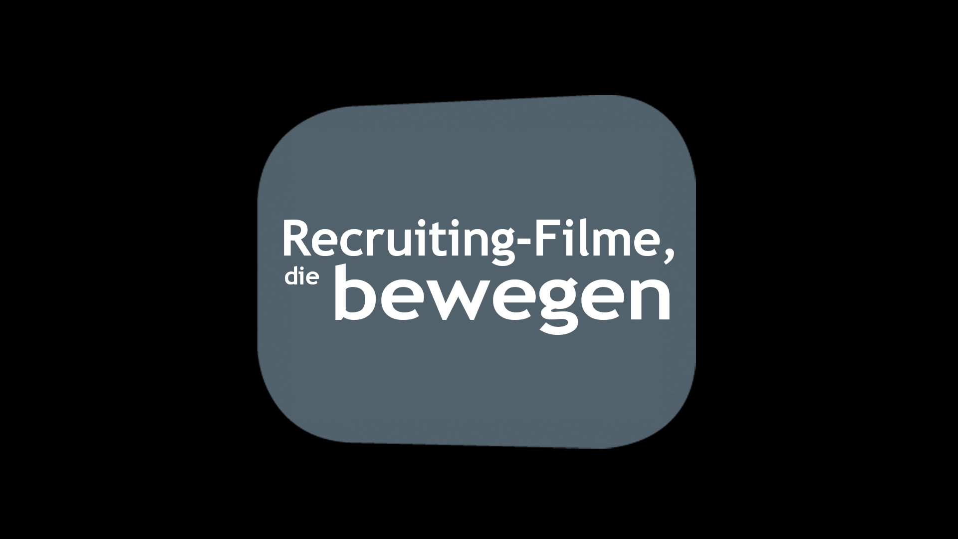 Recruiting-Filme, die bewegen - silberstern